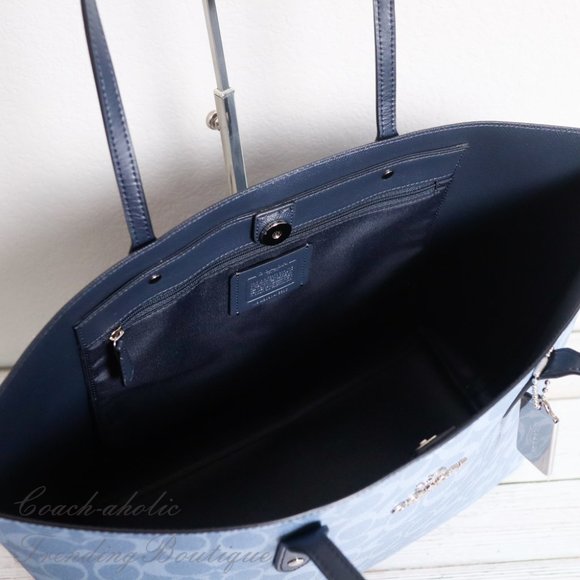 Coach | Bags | Nwt Coach 76636 Signature Town Tote Shoulder Bag | Poshmark